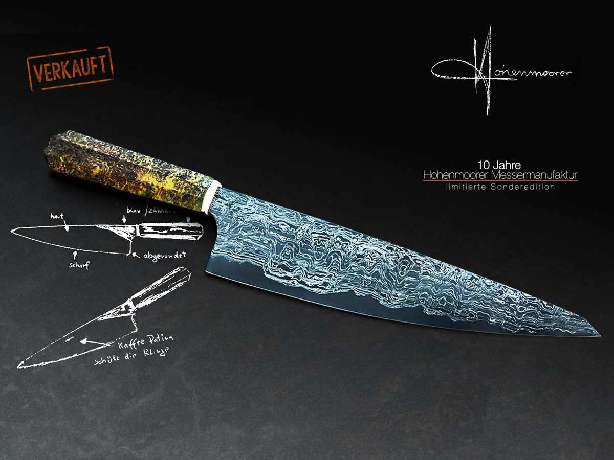 Hand geschmiedete Damastmesser Unikate | HM Messermanufaktur